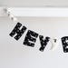 Hey Boo Halloween Felt Ball Garland - Halloween Ghost and Bats Garland ...
