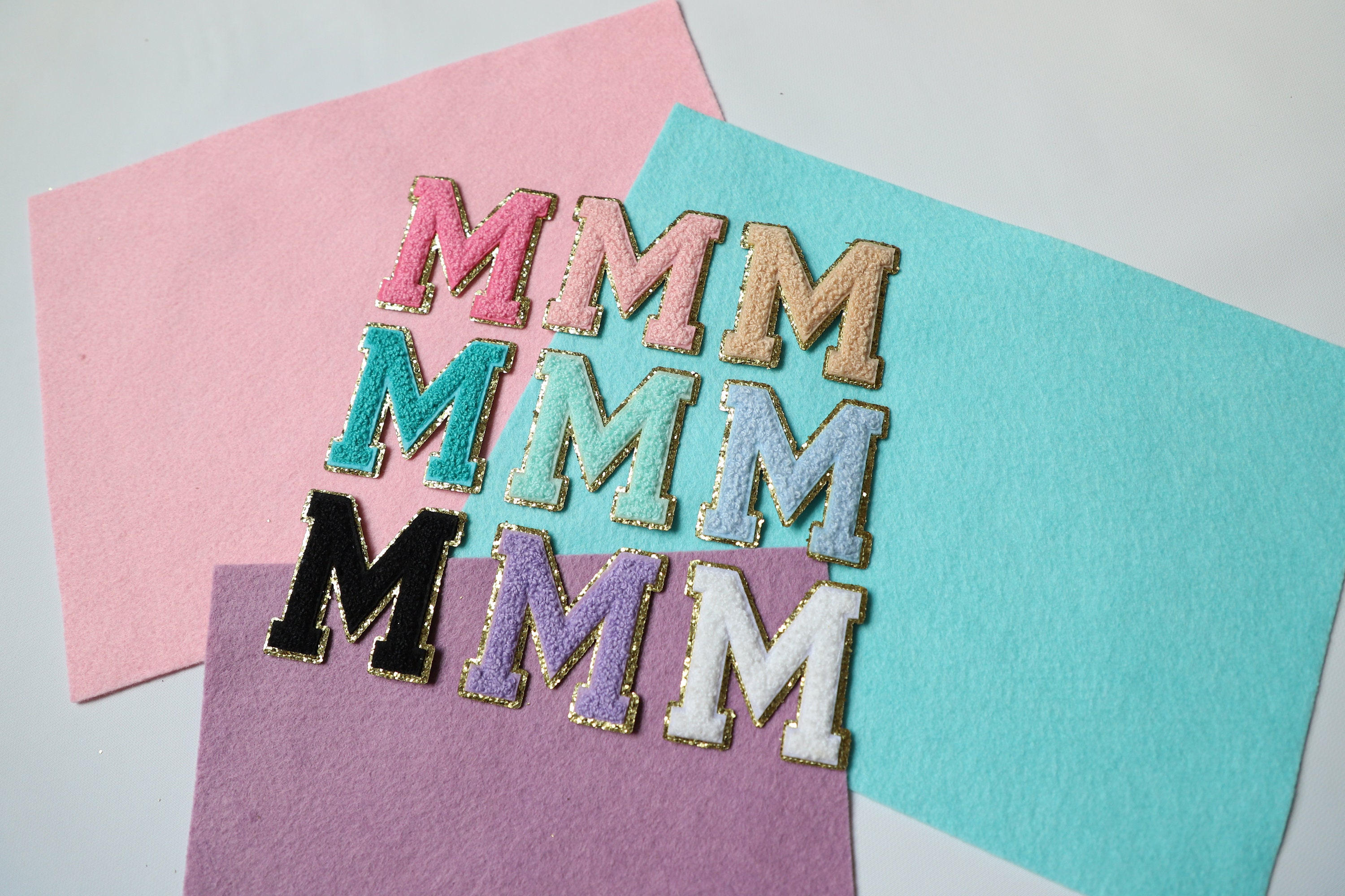 Glitter Varsity Patch Chenille Patch Chenille Letter | Etsy