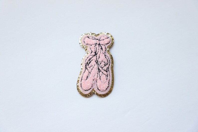 Ballet Shoe Chenille Varsity Patch Chenille Patch Chenille - Etsy