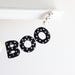 Hey Boo Halloween Felt Ball Garland - Halloween Ghost and Bats Garland ...