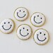 Smiley Face Glitter Varsity Patch Chenille Patch Chenille - Etsy