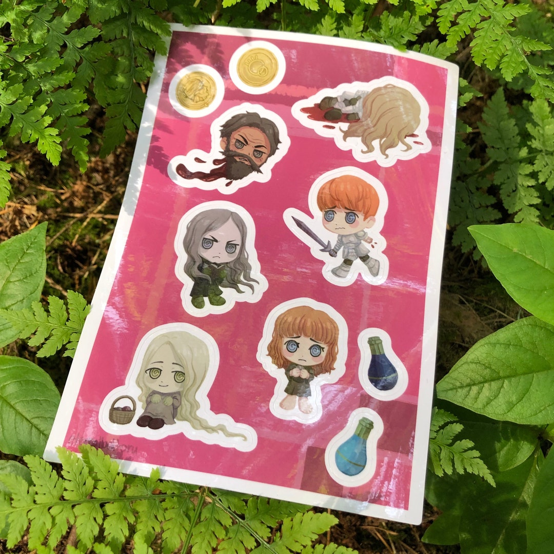 Fear and Hunger Sticker Sheet - Etsy