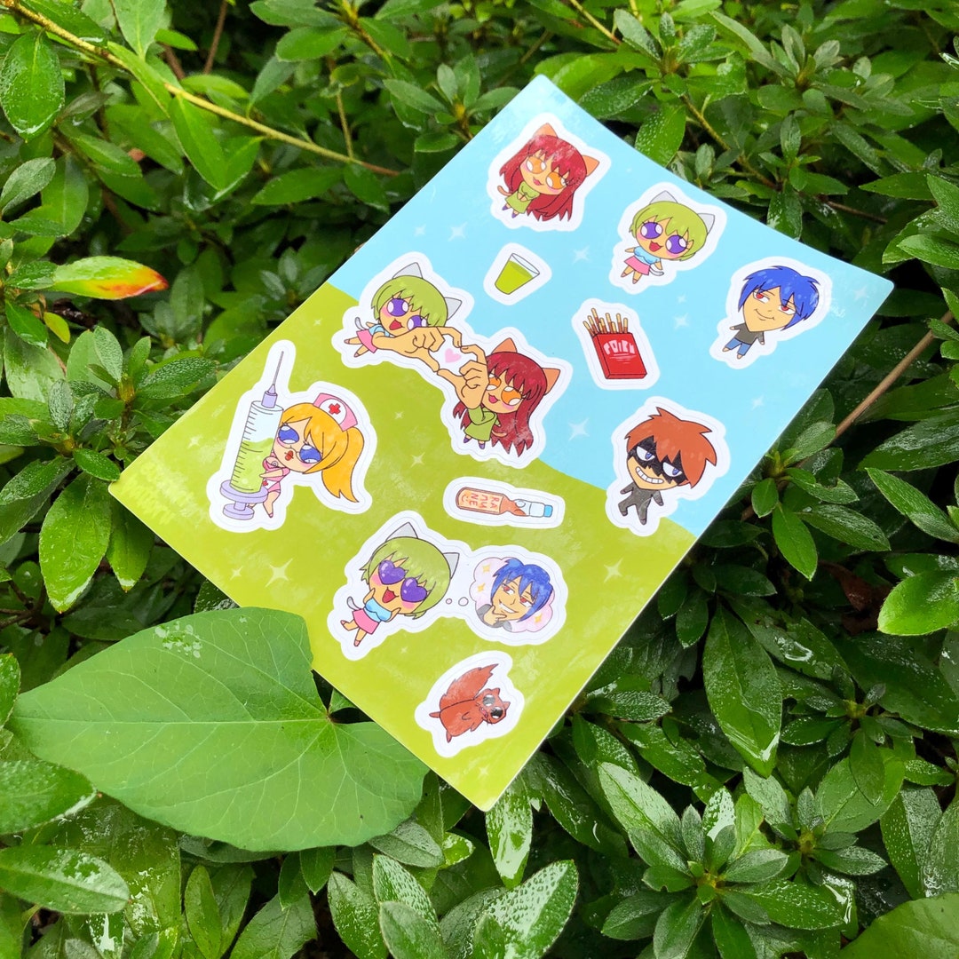 Nyan Nekos Sticker Sheet - Etsy