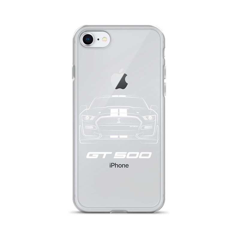 2020 New Ford Mustang Shelby GT500 Cobra iPhone Case white Graphic ...
