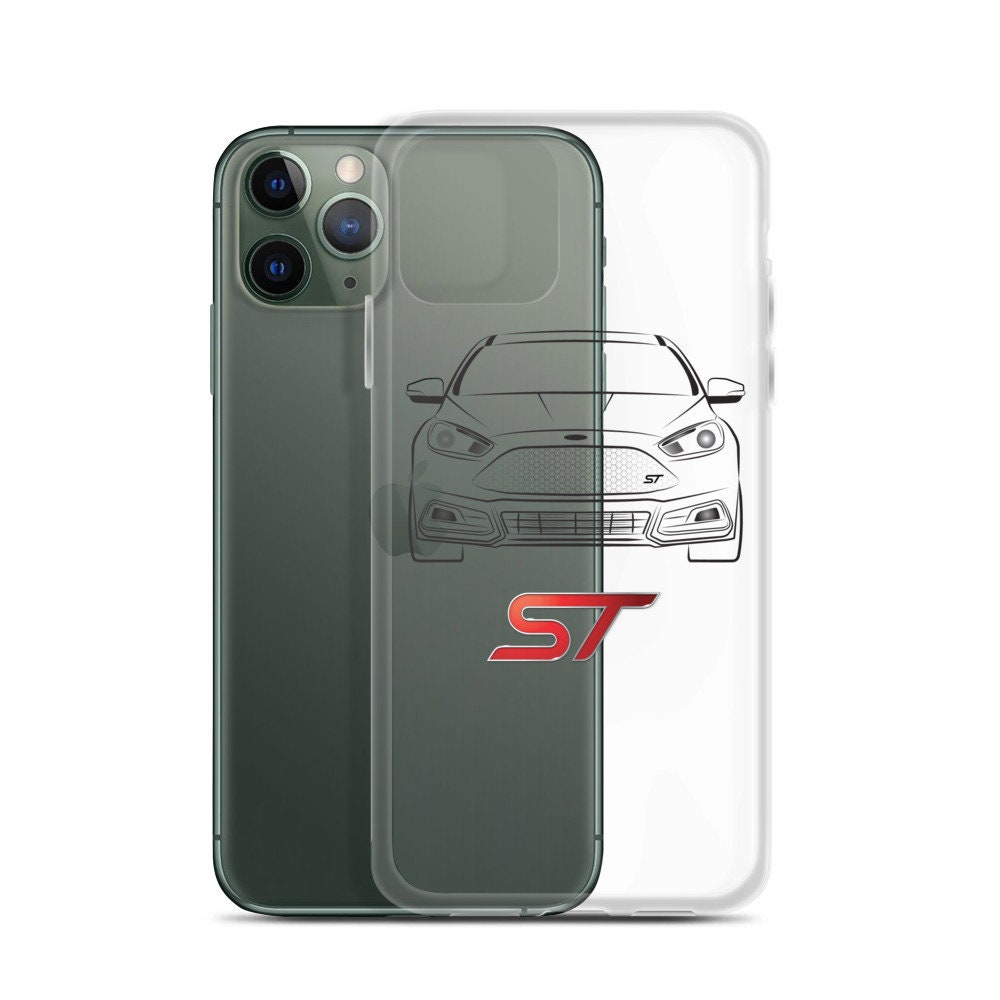 Ford Focus ST iPhone Case: Black Graphic Car Art - Etsy