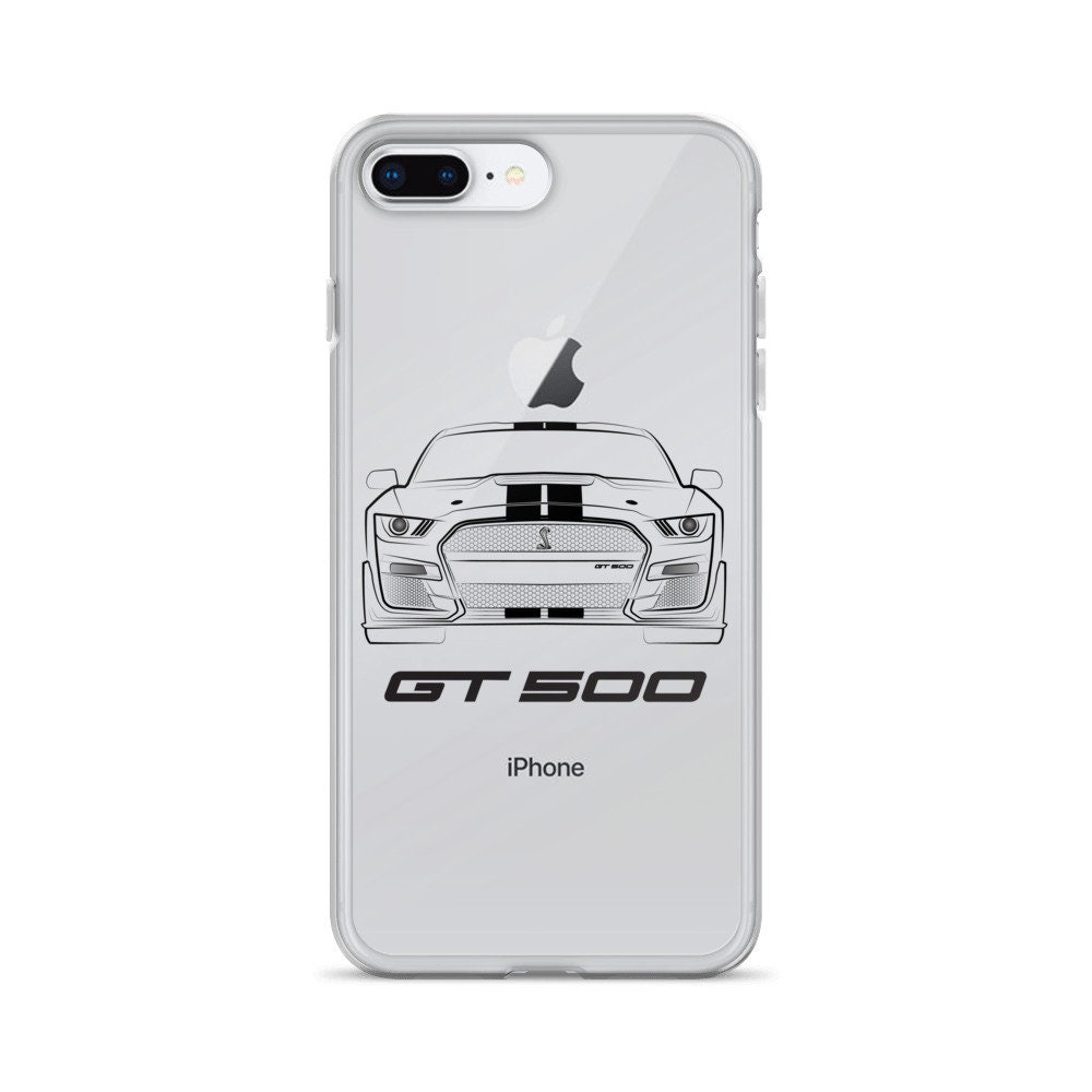 Ford Mustang Shelby GT500 Cobra iPhone Case: Black Graphic - Etsy