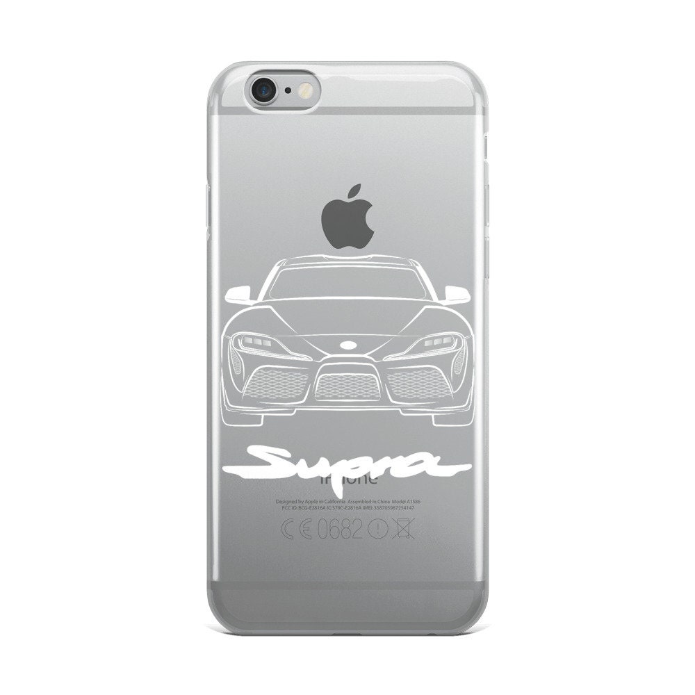2020 NEW Toyota Supra Mk 5 A90 iPhone Case WHITE GRAPHIC, Gifts for Car ...
