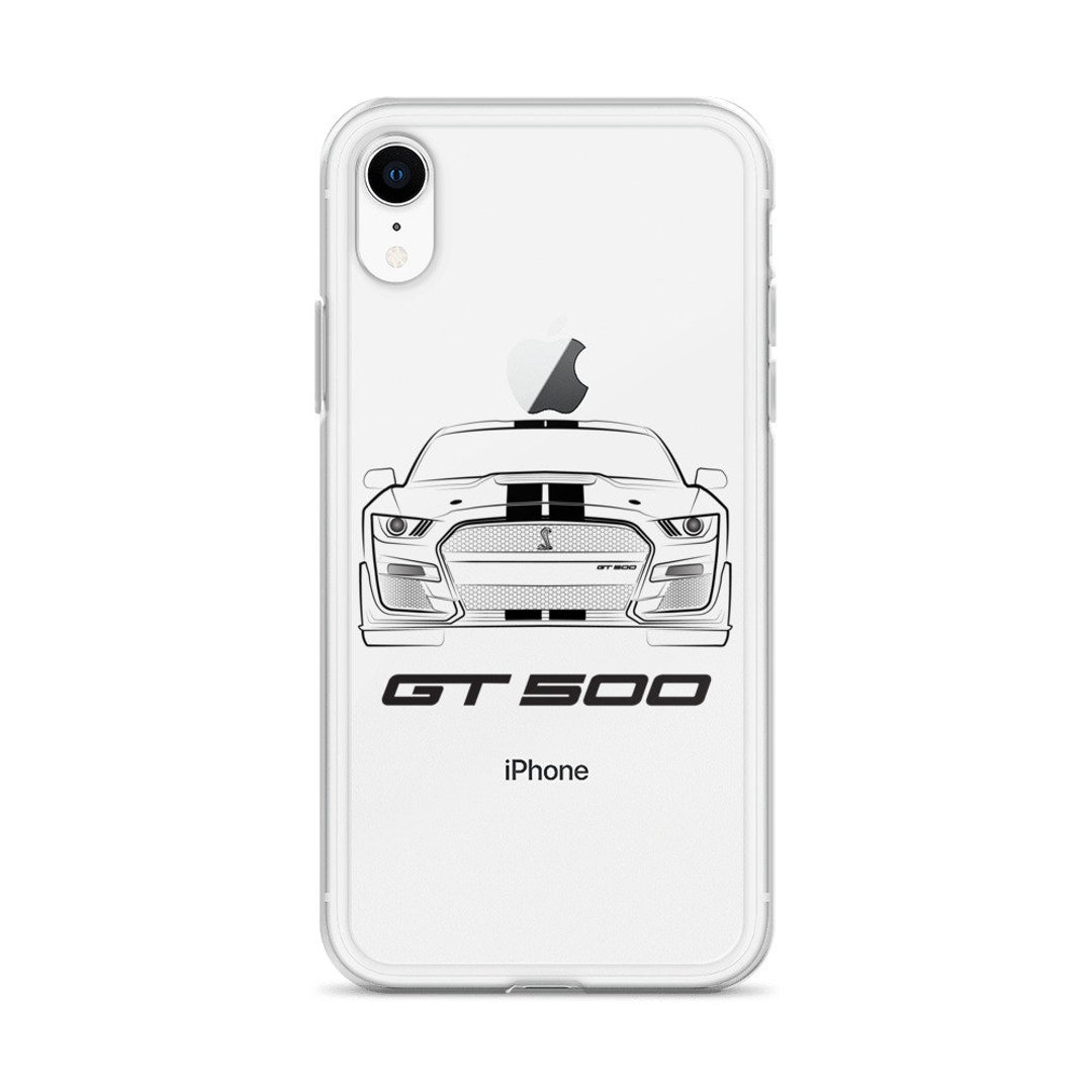 Ford Mustang Shelby GT500 Cobra iPhone Case: Black Graphic - Etsy