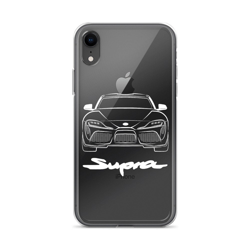 2020 NEW Toyota Supra Mk 5 A90 iPhone Case WHITE GRAPHIC, Gifts for Car ...
