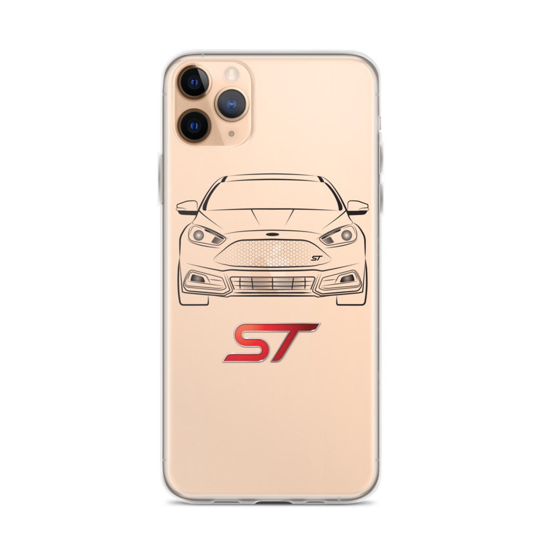 Ford Focus ST iPhone Case: Black Graphic Car Art - Etsy