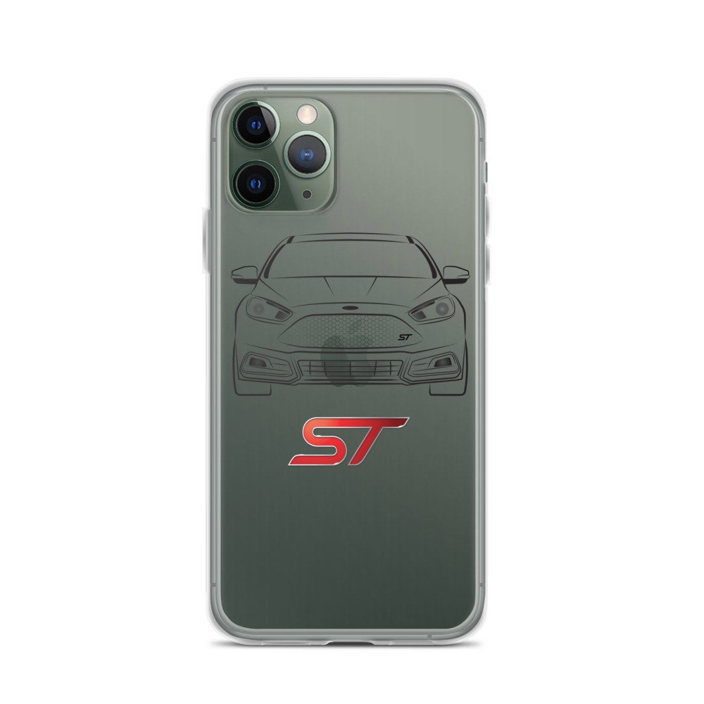 Ford Focus ST iPhone Case: Black Graphic Car Art - Etsy