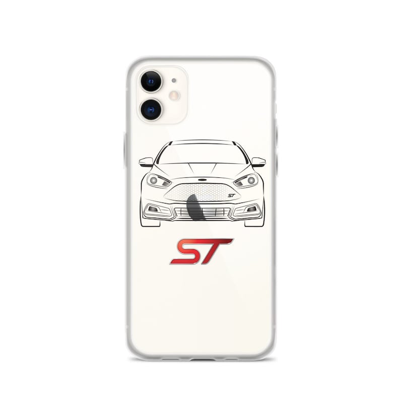 Ford Focus ST iPhone Case: Black Graphic Car Art - Etsy