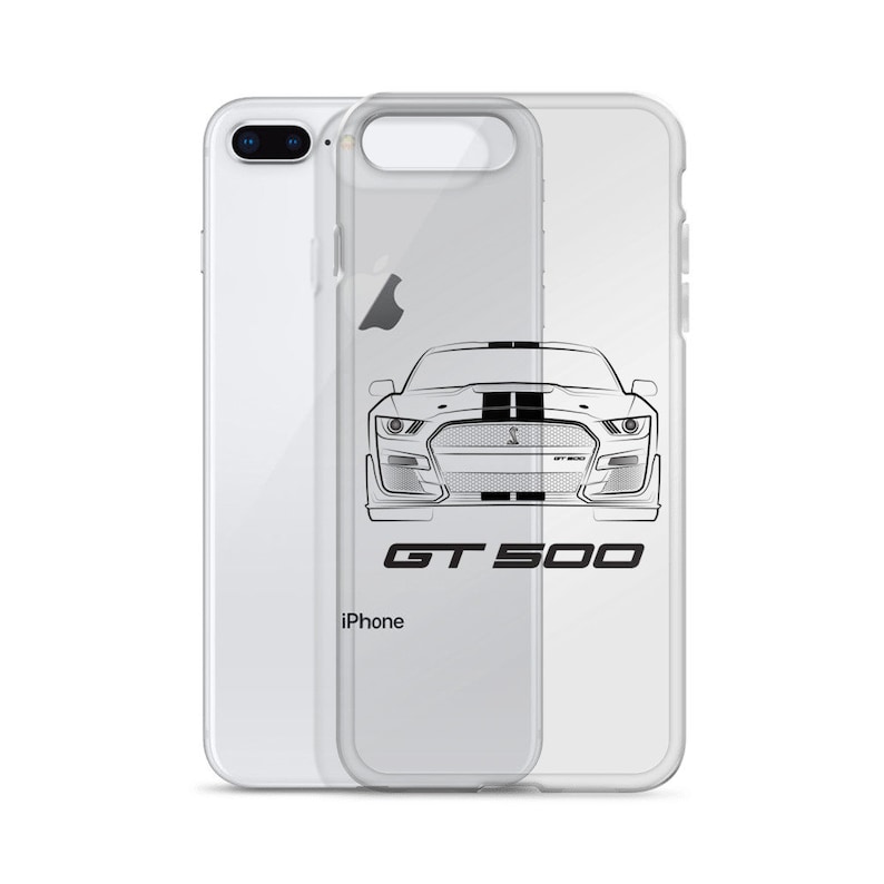 Ford Mustang Shelby GT500 Cobra iPhone Case: Black Graphic - Etsy