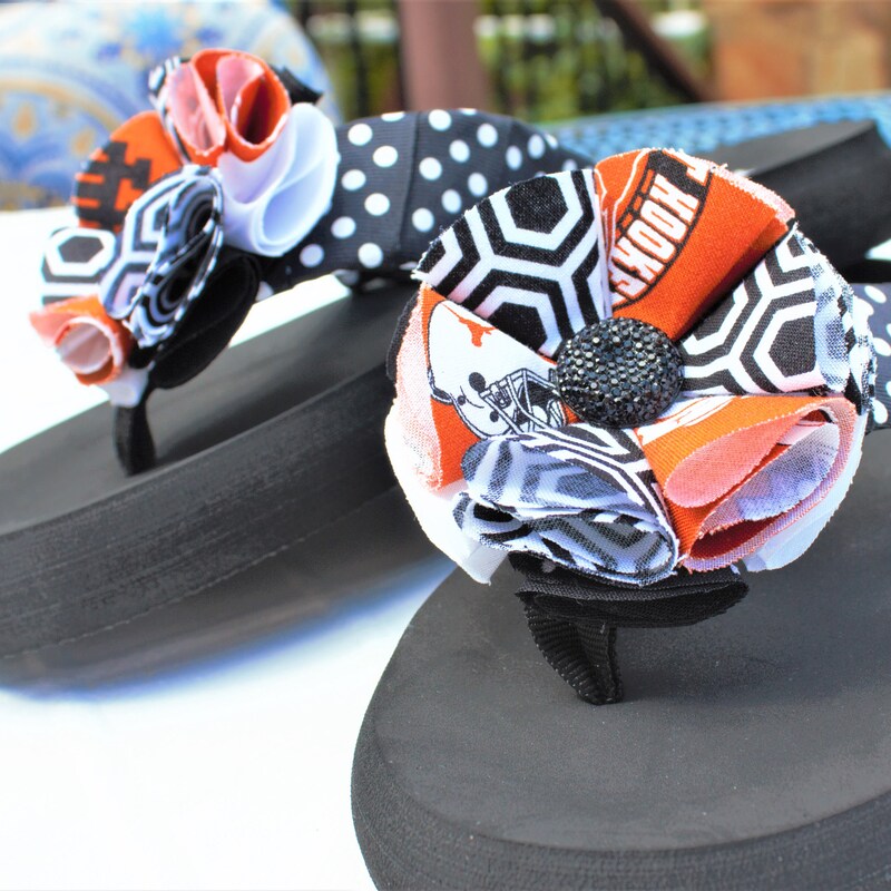 Football Flip Flops - Etsy
