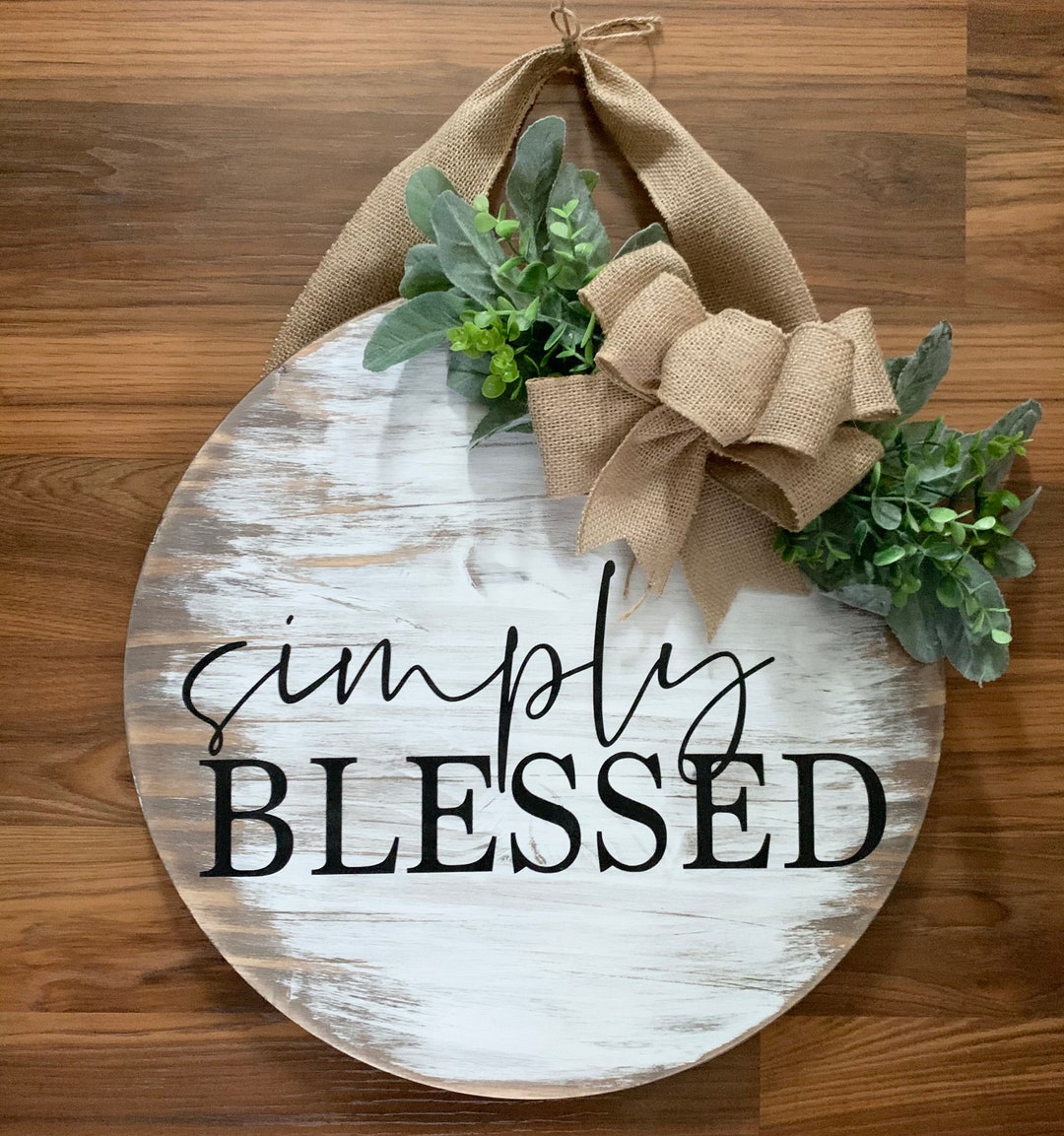 SVG Simply Blessed, Farmhouse, Rustic, DIGITAL FILE - Etsy