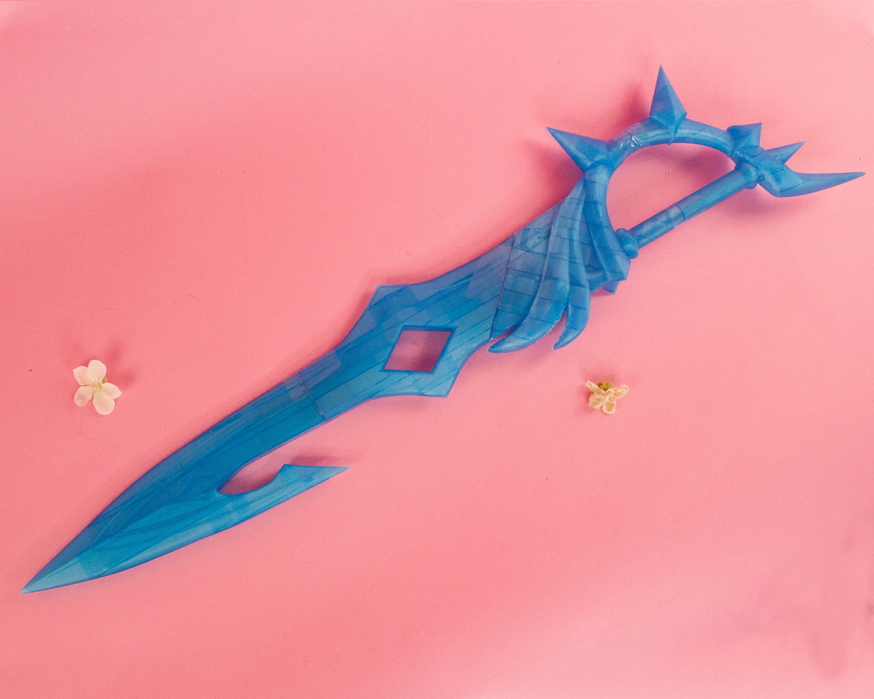 Genshin Impact Tartaglia Childe Water Blade Cosplay Sword 3D Printed ...