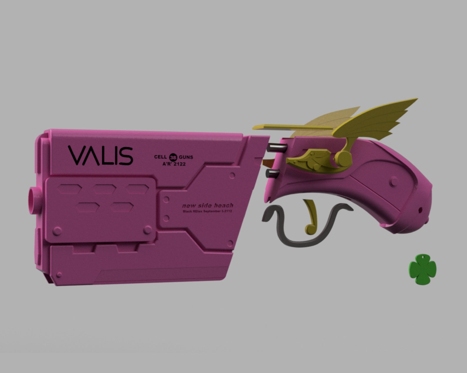 Elphelt Valentine Prop Gun Guilty Gear Xrd 3D Model STL File | Etsy