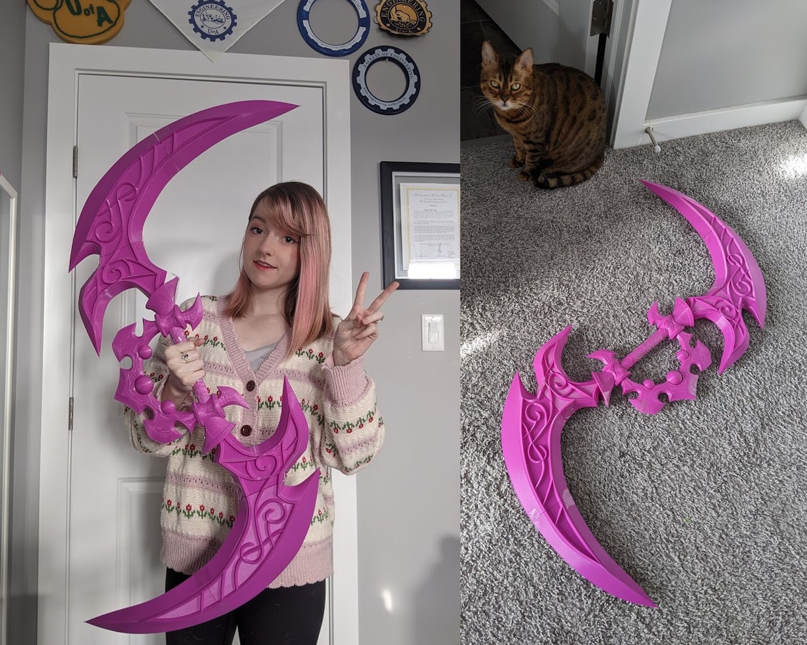 Warcraft Tyrande Whisperwind Glaive Cosplay 3D Model STL File - Etsy ...