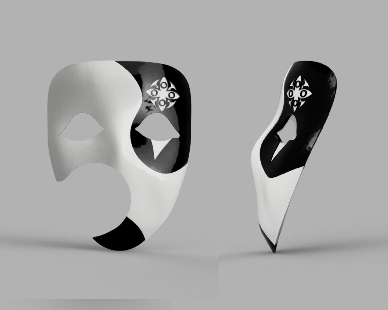 Genshin Impact Il Dottore Mask 3D Model STL File - Etsy Singapore