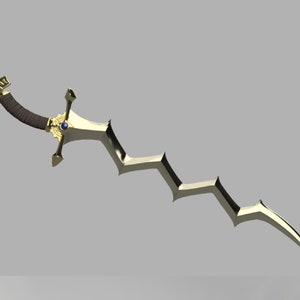 Fire Emblem Three Houses Levin Sword Sword 3D Model for Cosplay STL ...