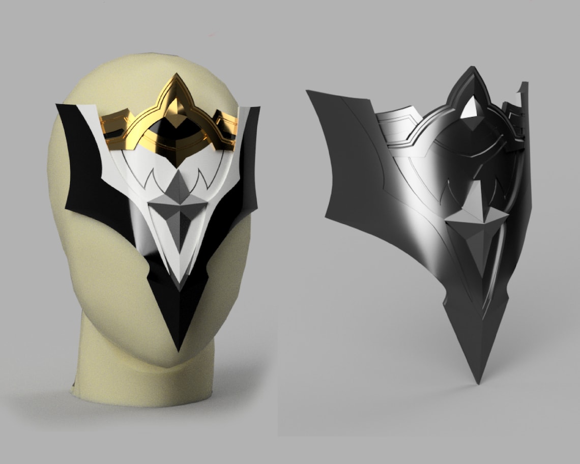 Genshin Impact Il Dottore Mask 3D Model STL File - Etsy