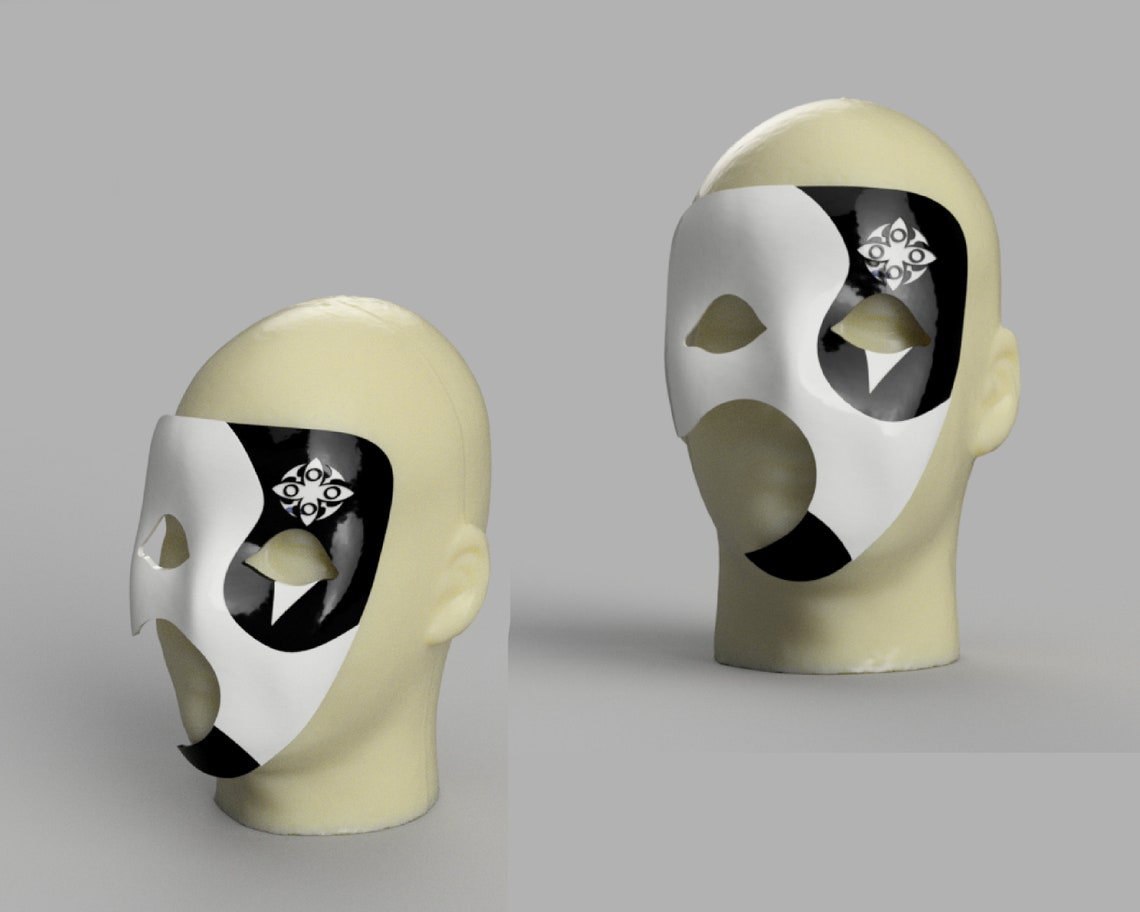 Genshin Impact Il Dottore Mask 3D Model STL File - Etsy India