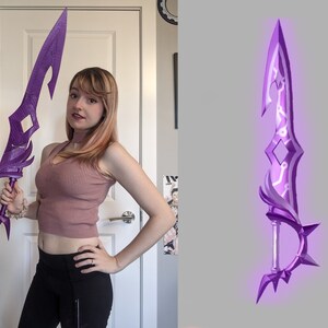 Genshin Impact Tartaglia Childe Electro Delusion Form Blade - Etsy