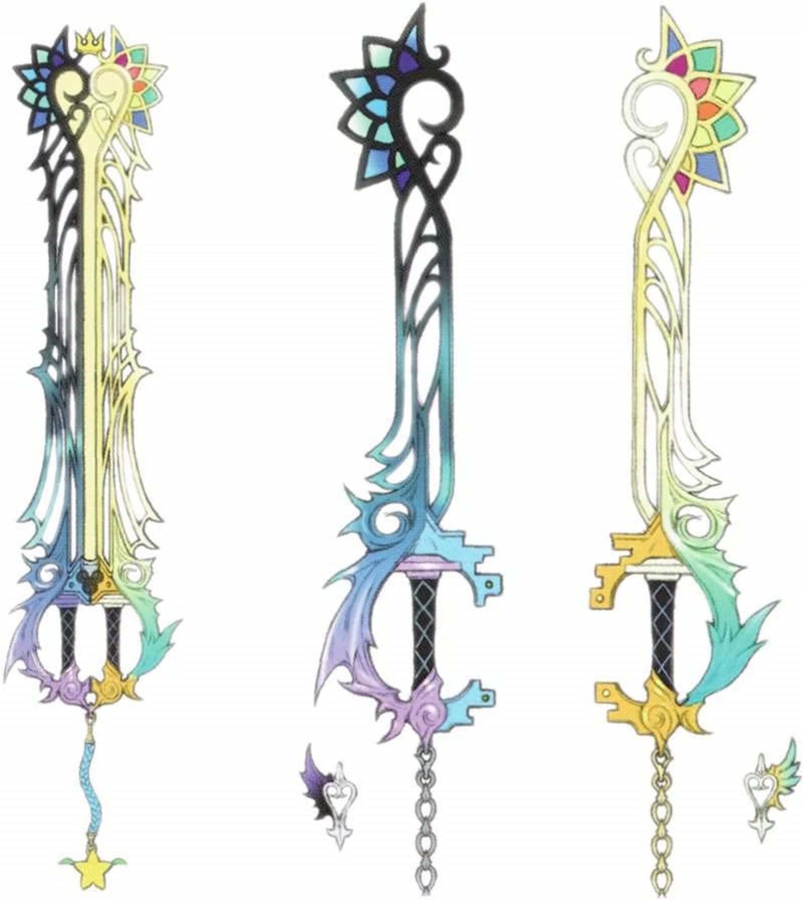 Kingdom Hearts Sora and Riku's Combined Keyblade 3D Model - Etsy UK