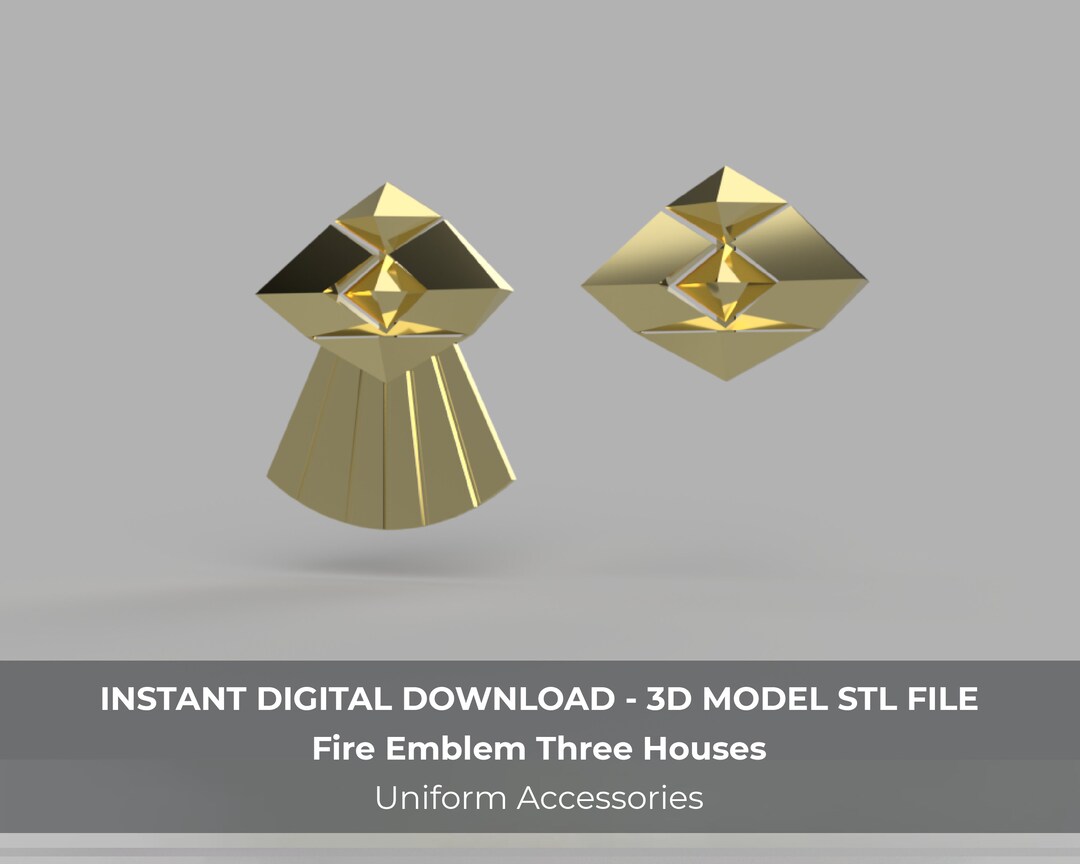 Fire Emblem Three Houses Garreg Mach Student Uniform Emblem 3D Model ...
