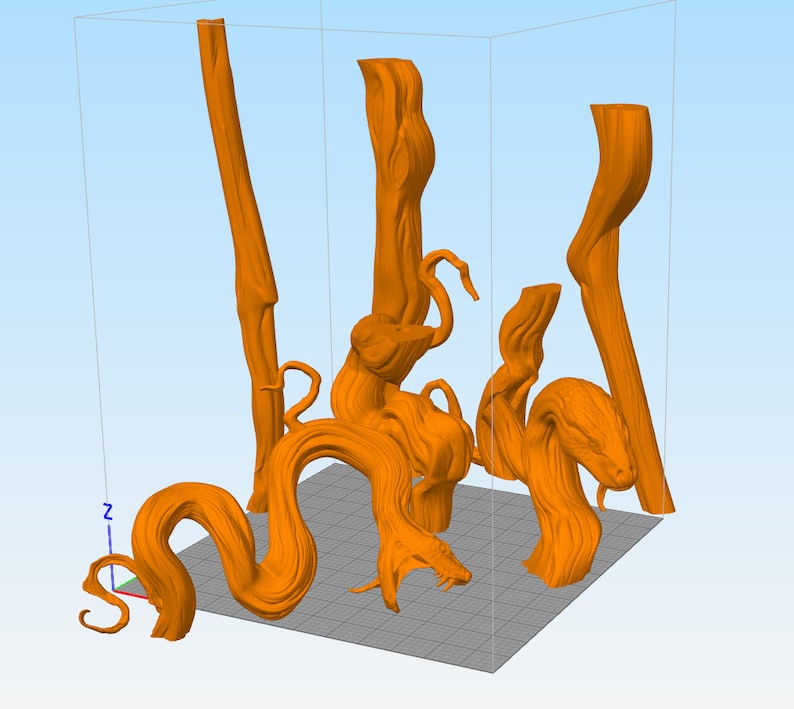 Fearne's Staff of the Adder Cosplay 3D Model STL File - Etsy