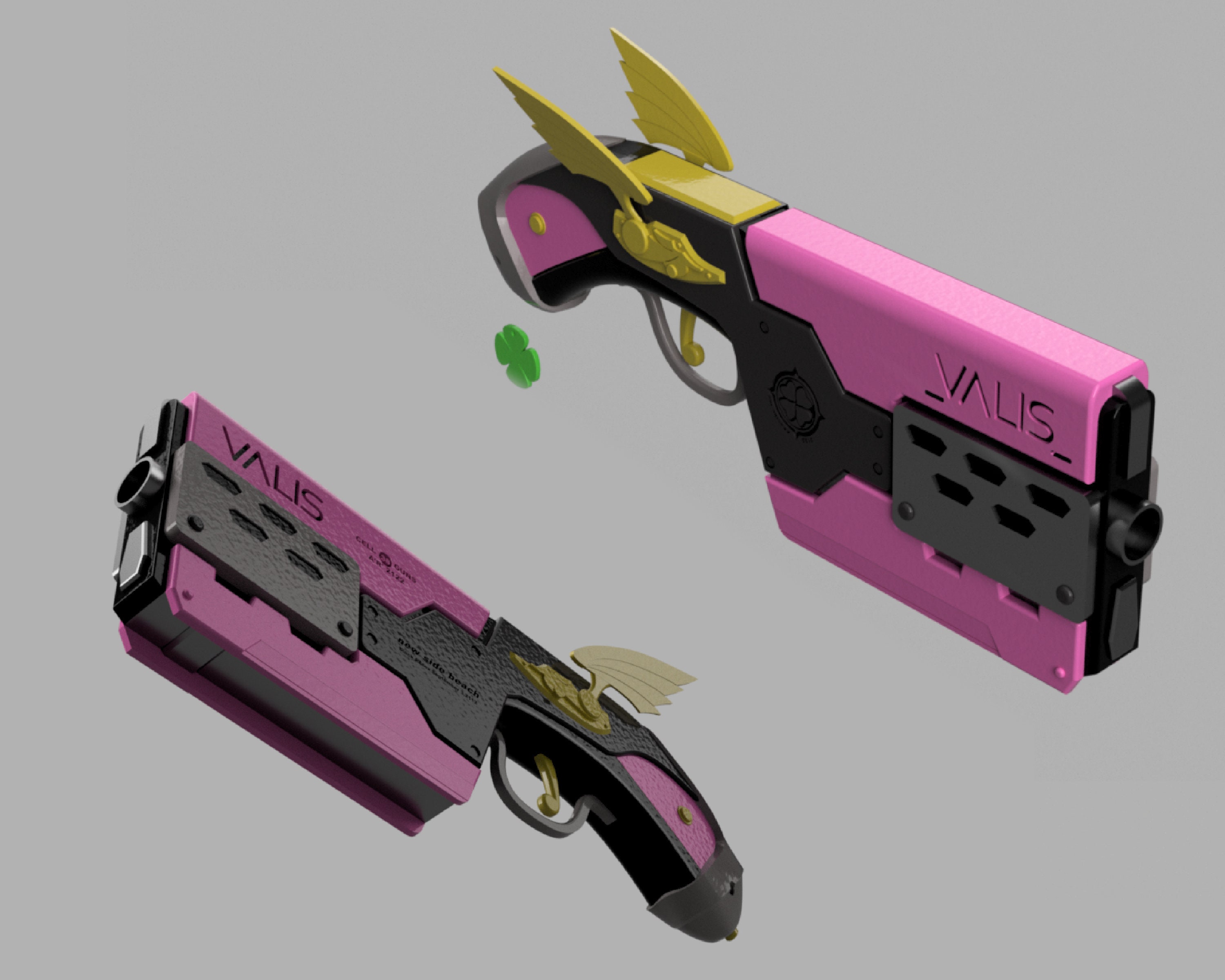 Elphelt Valentine Prop Gun Guilty Gear Xrd 3D Model STL File - Etsy Denmark