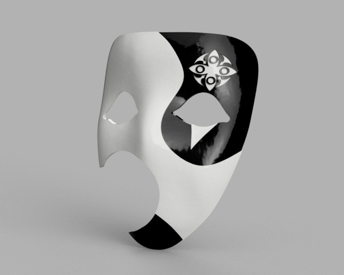 Genshin Impact Il Dottore Mask 3D Model STL File - Etsy India