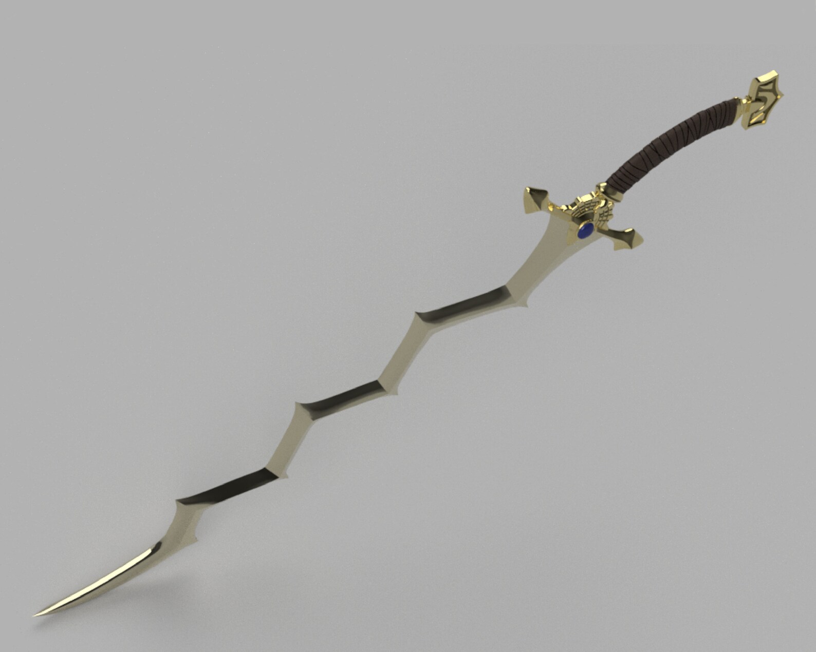 Fire Emblem Three Houses Levin Sword Sword 3D Model for Cosplay STL ...