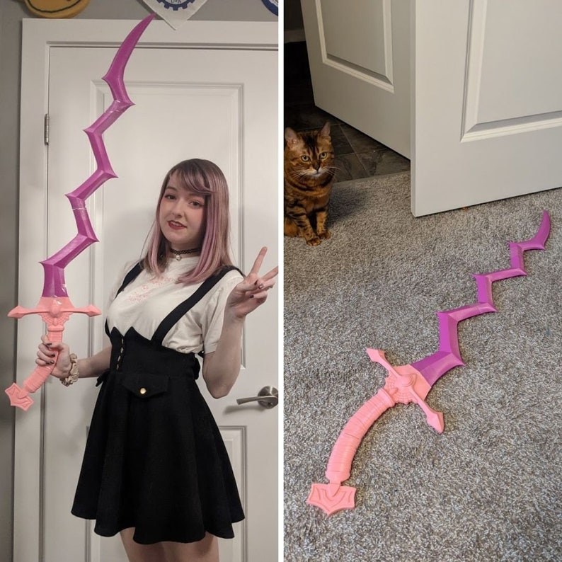 Fire Emblem Three Houses Levin Sword Sword 3D Model for - Etsy