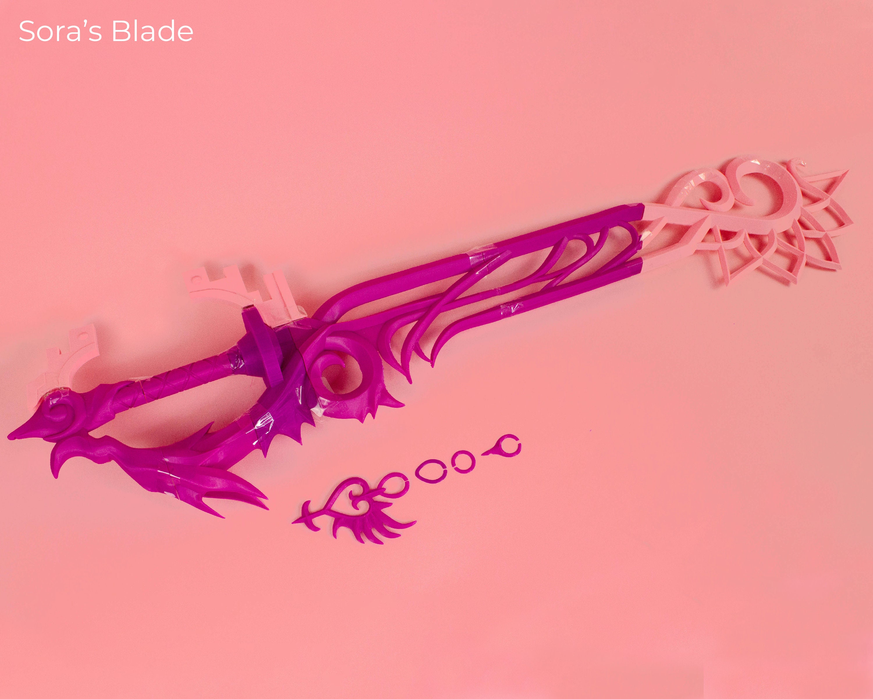 Kingdom Hearts Sora and Riku's Combined Keyblade 3D Model STL File - Etsy