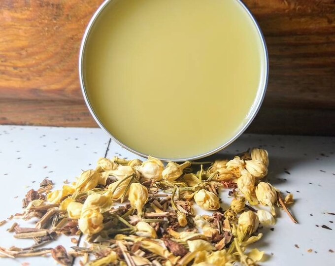 Herbal Infused 2 Oz. Body Salve Balm Jasmine & Frankincense W/ Borage ...