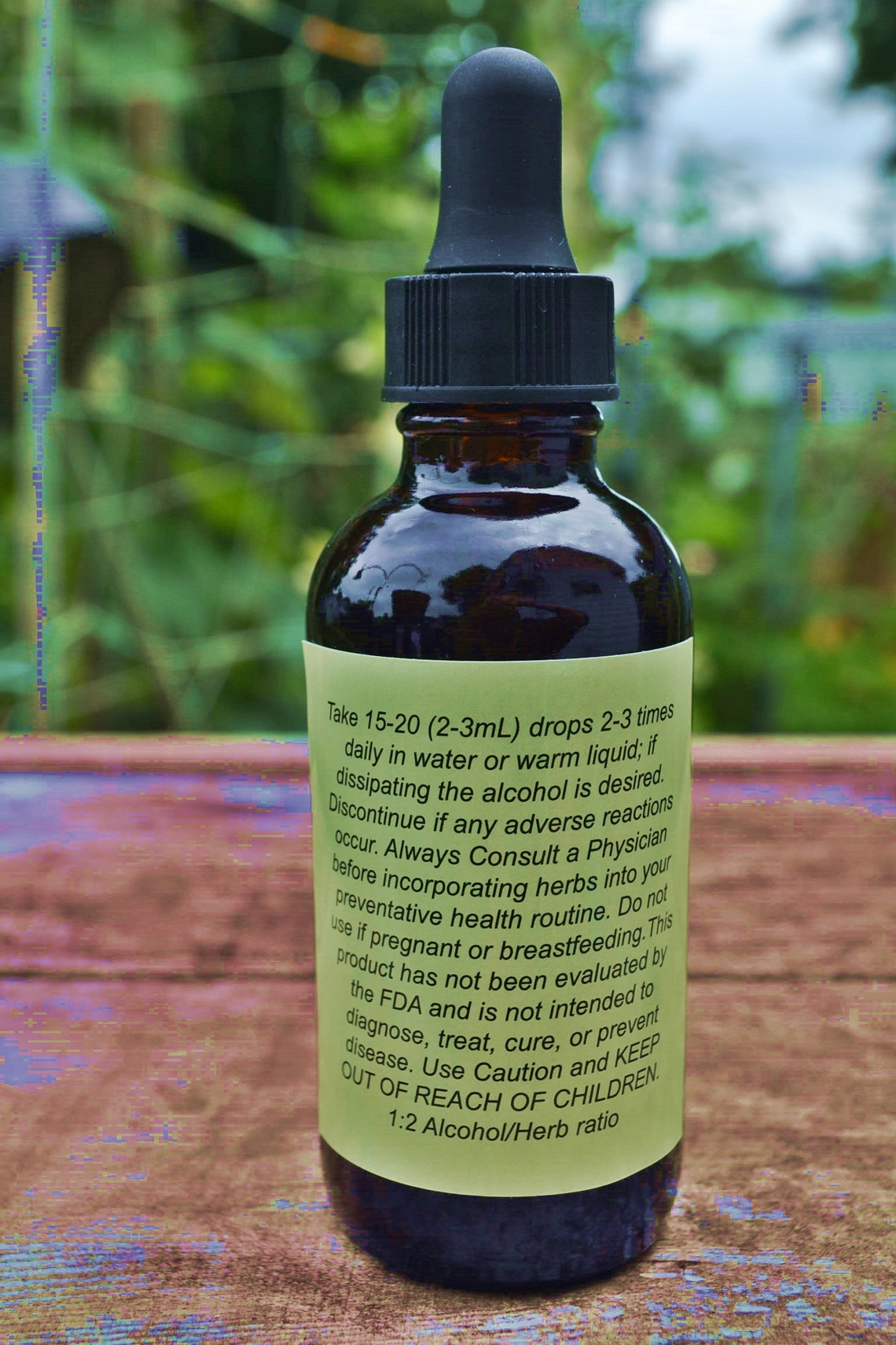 Anise Hyssop Herbal Tincture (agastache Foeniculum) Wellness for Colds ...
