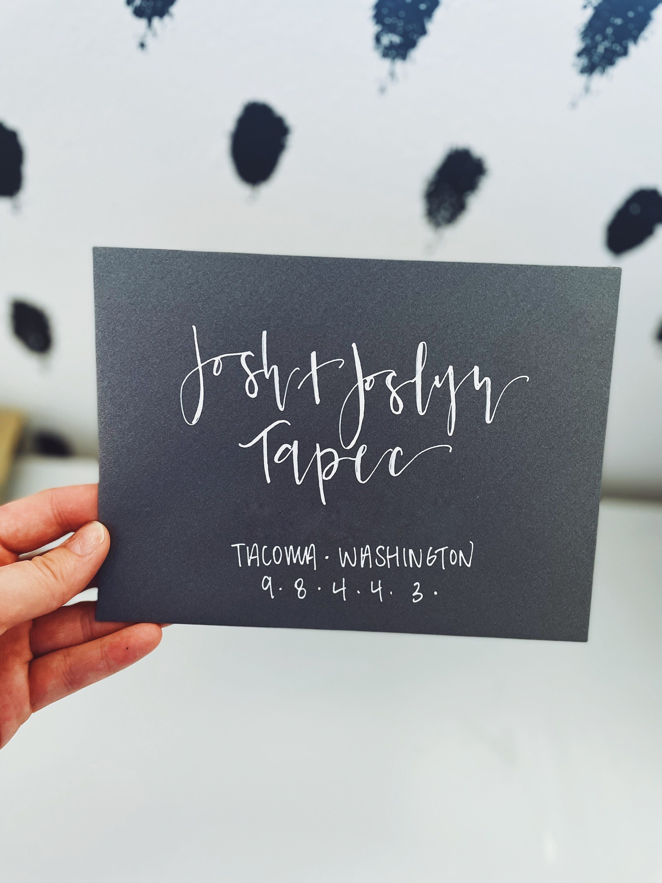 Handwritten Calligraphy Envelope Addressing – Wedding Invitations - Etsy