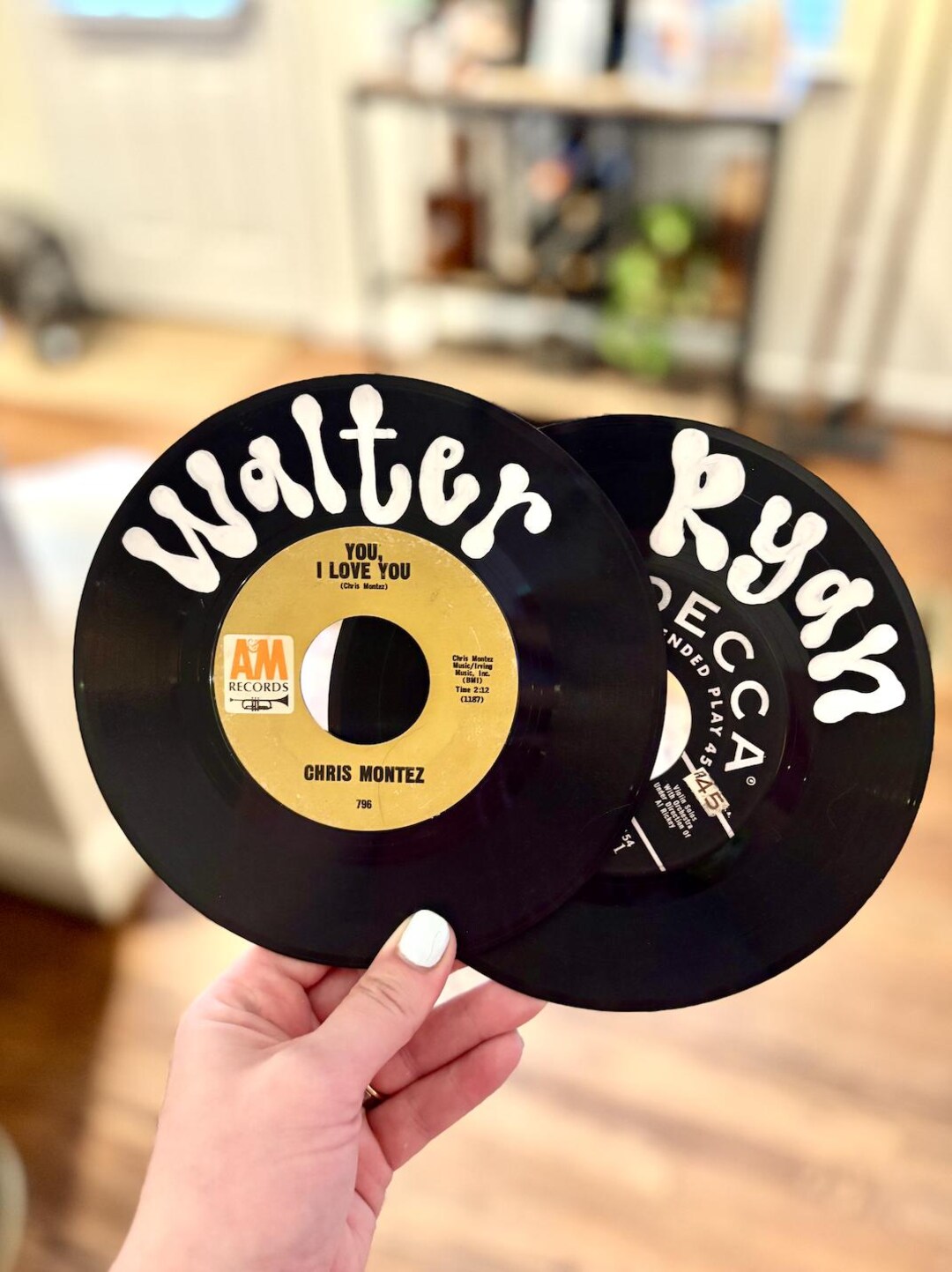 Retro Vinyl Record Place Cards • 70s Disco Party Decor - Etsy