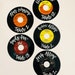 Custom Record Table Place Cards, Vinyl Record Escort Cards, Alternative ...