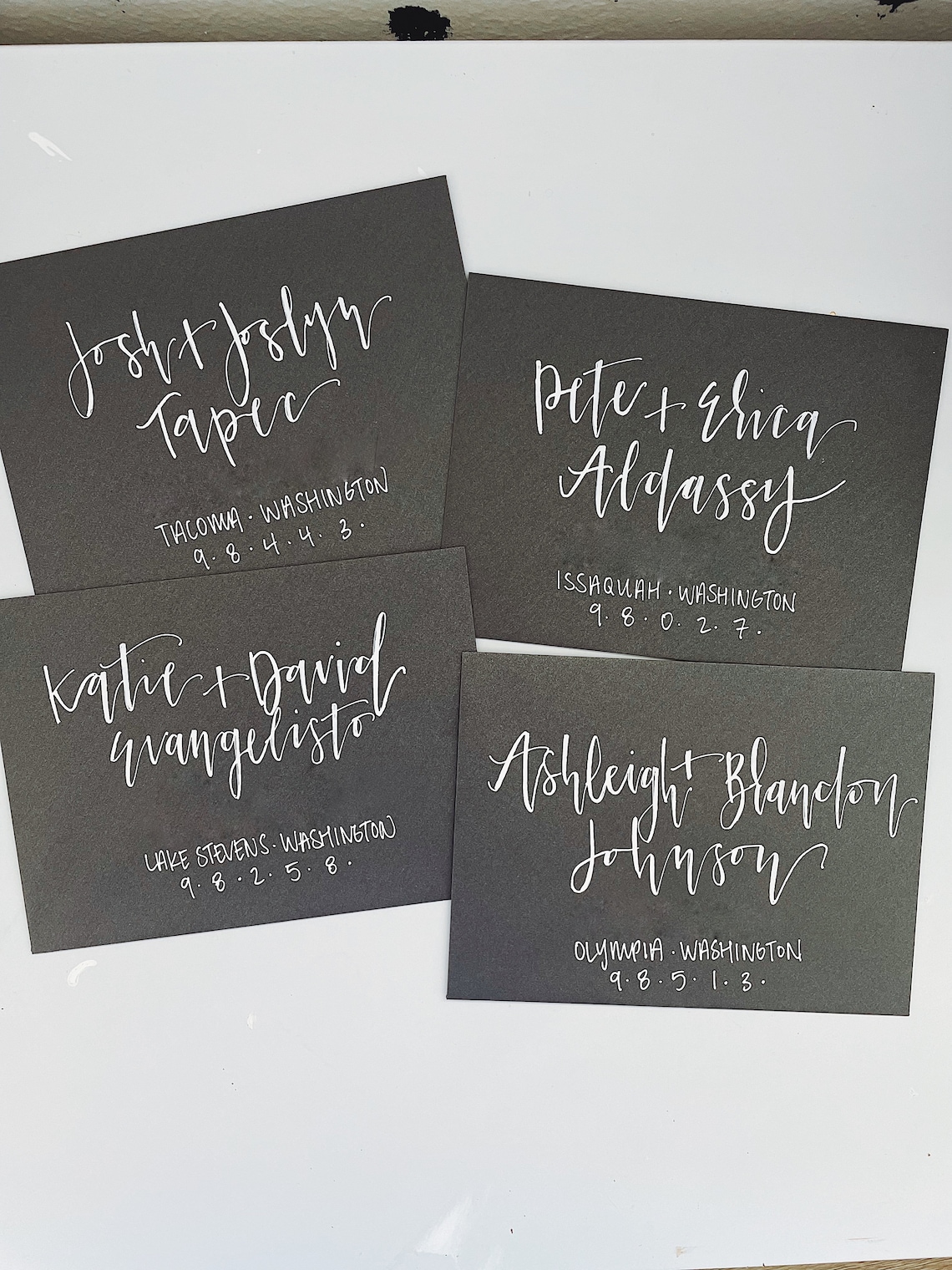 Handwritten Calligraphy Envelope Addressing – Wedding Invitations - Etsy