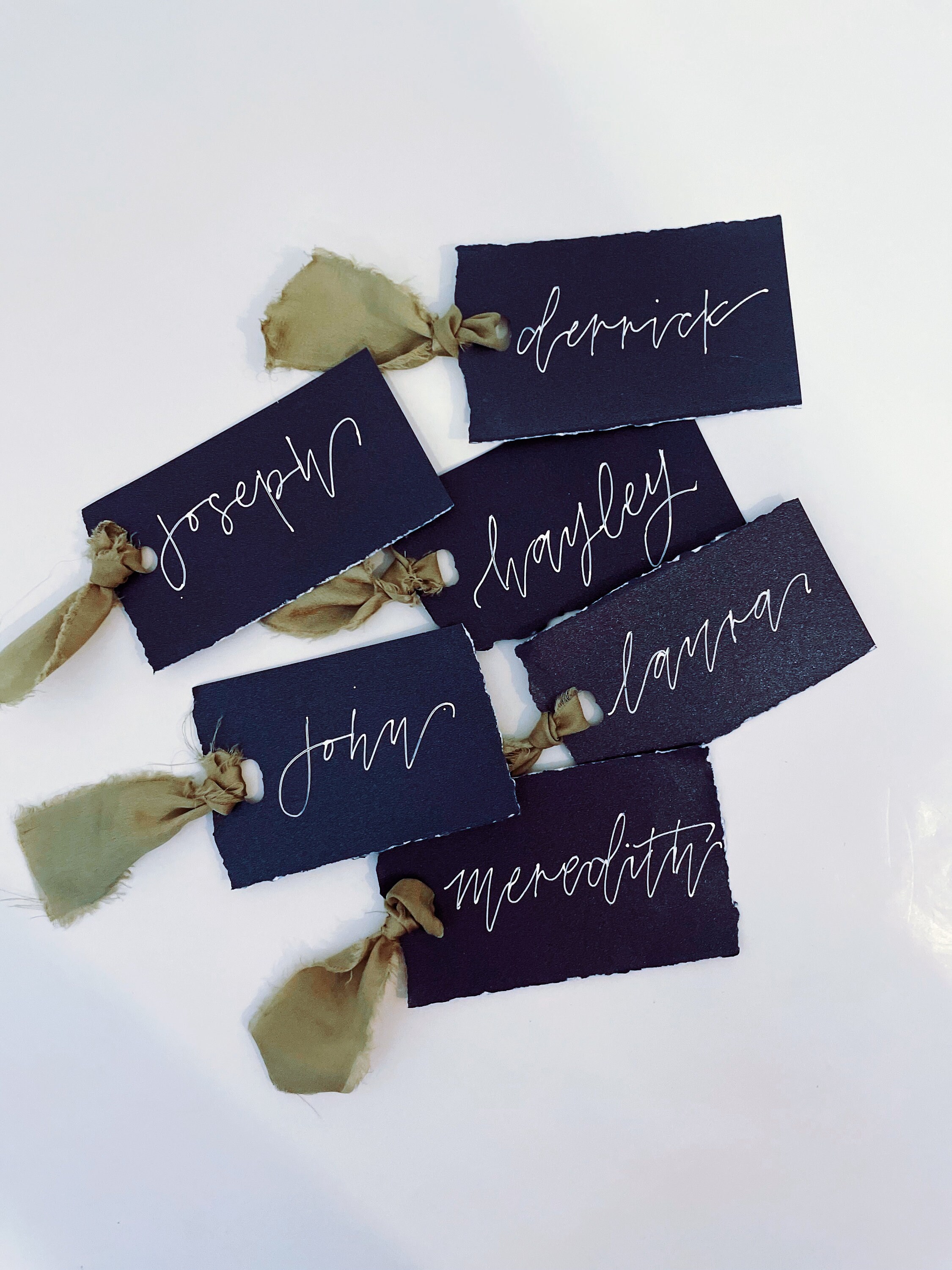 Navy Personalized Name Card Personalized Wedding Place Cards - Etsy