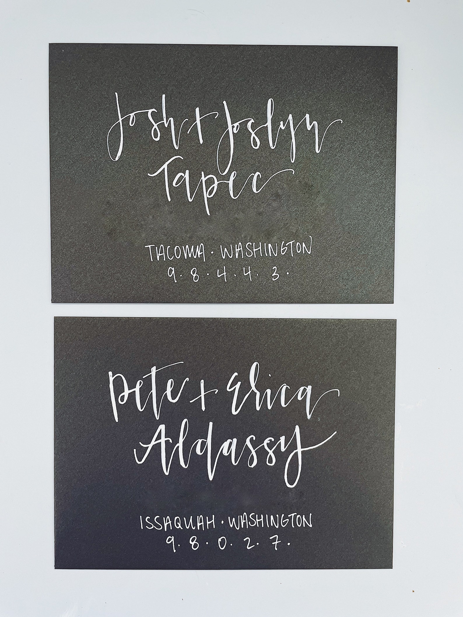 Handwritten Calligraphy Envelope Addressing – Wedding Invitations - Etsy
