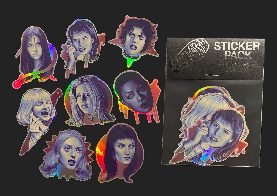 90's SCREAM QUEENS Sticker Pack - Etsy UK
