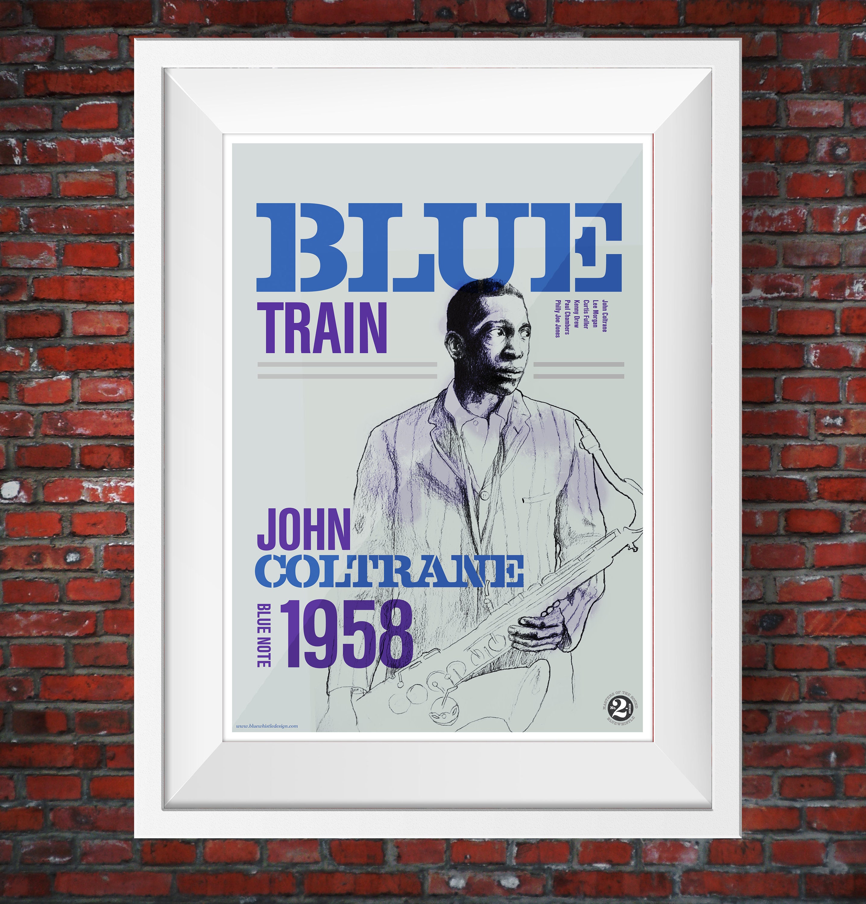 John Coltrane "blue Train", A3 Art Poster Print, Unframed - Etsy UK