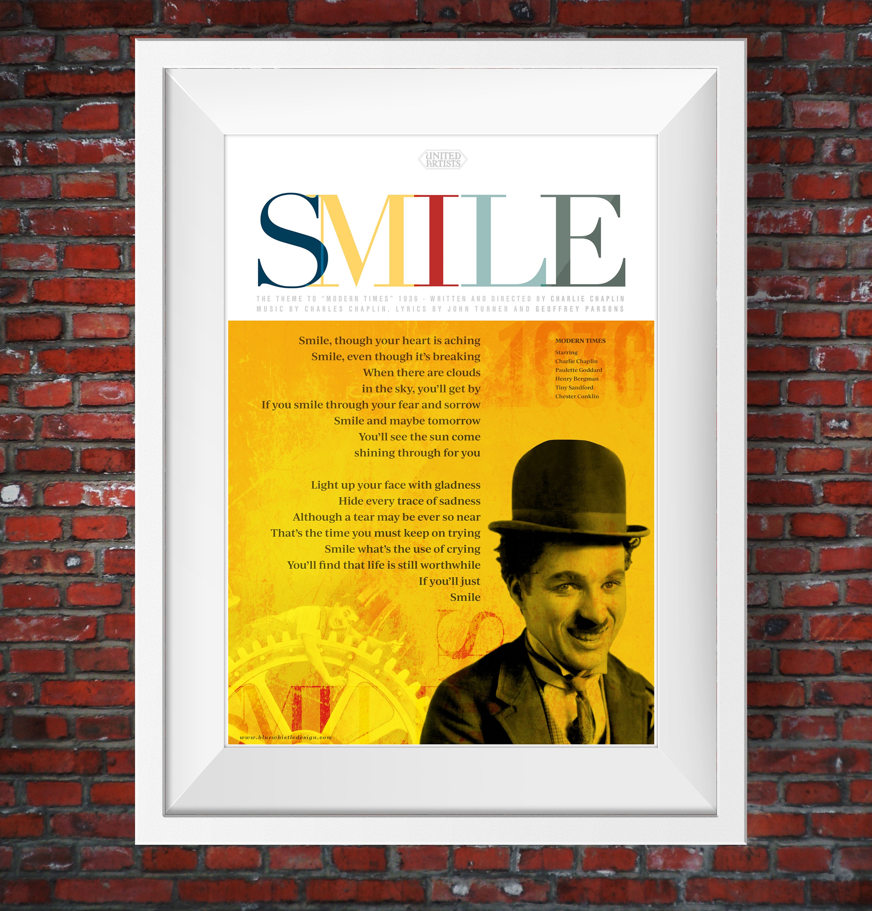 Charlie Chaplin Smile Wallpaper