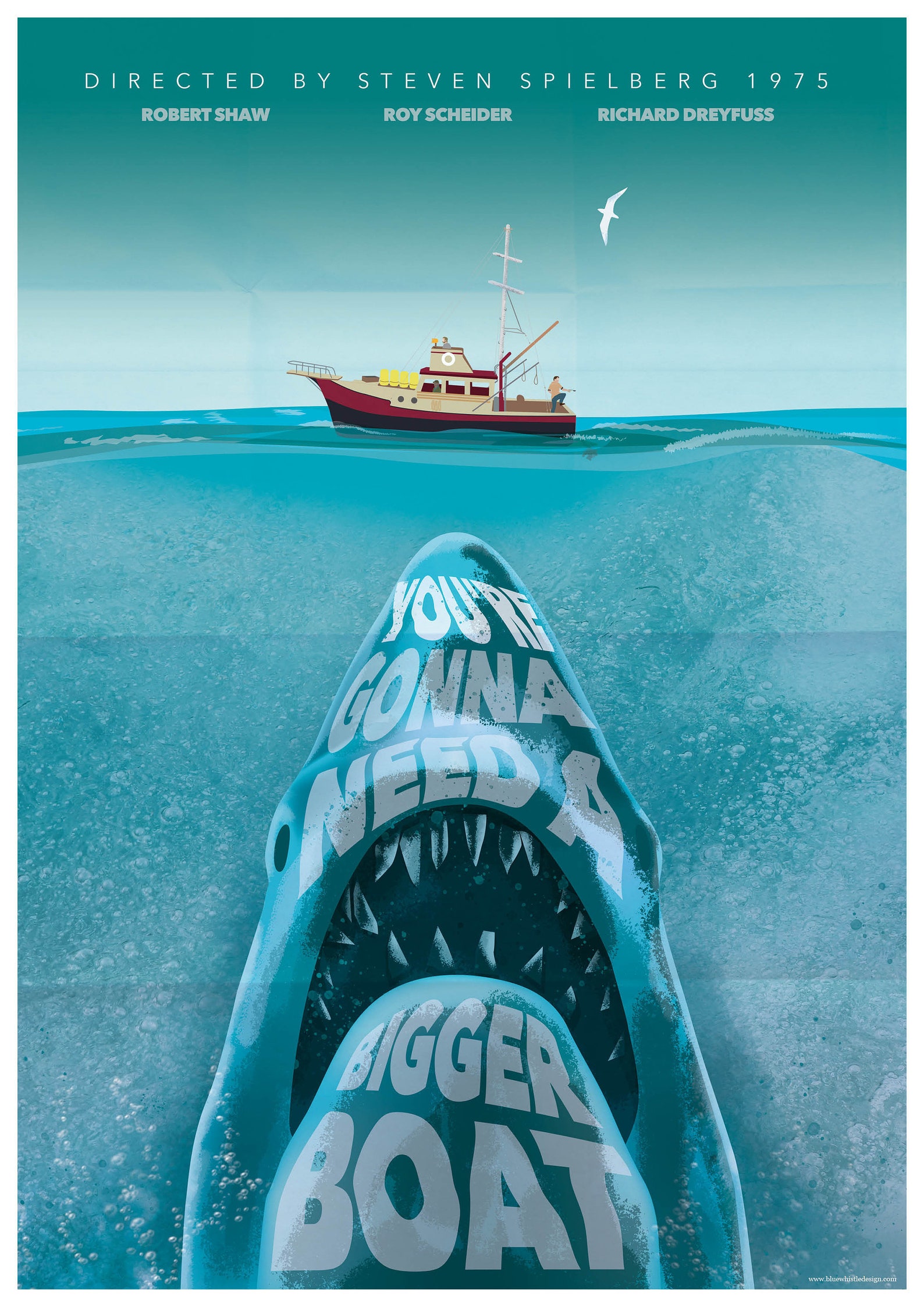 Jaws NEW Classic Movie Print A3 Art Poster Print Unframed - Etsy