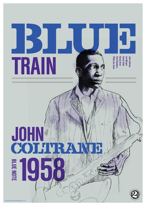 John Coltrane Blue Train Poster