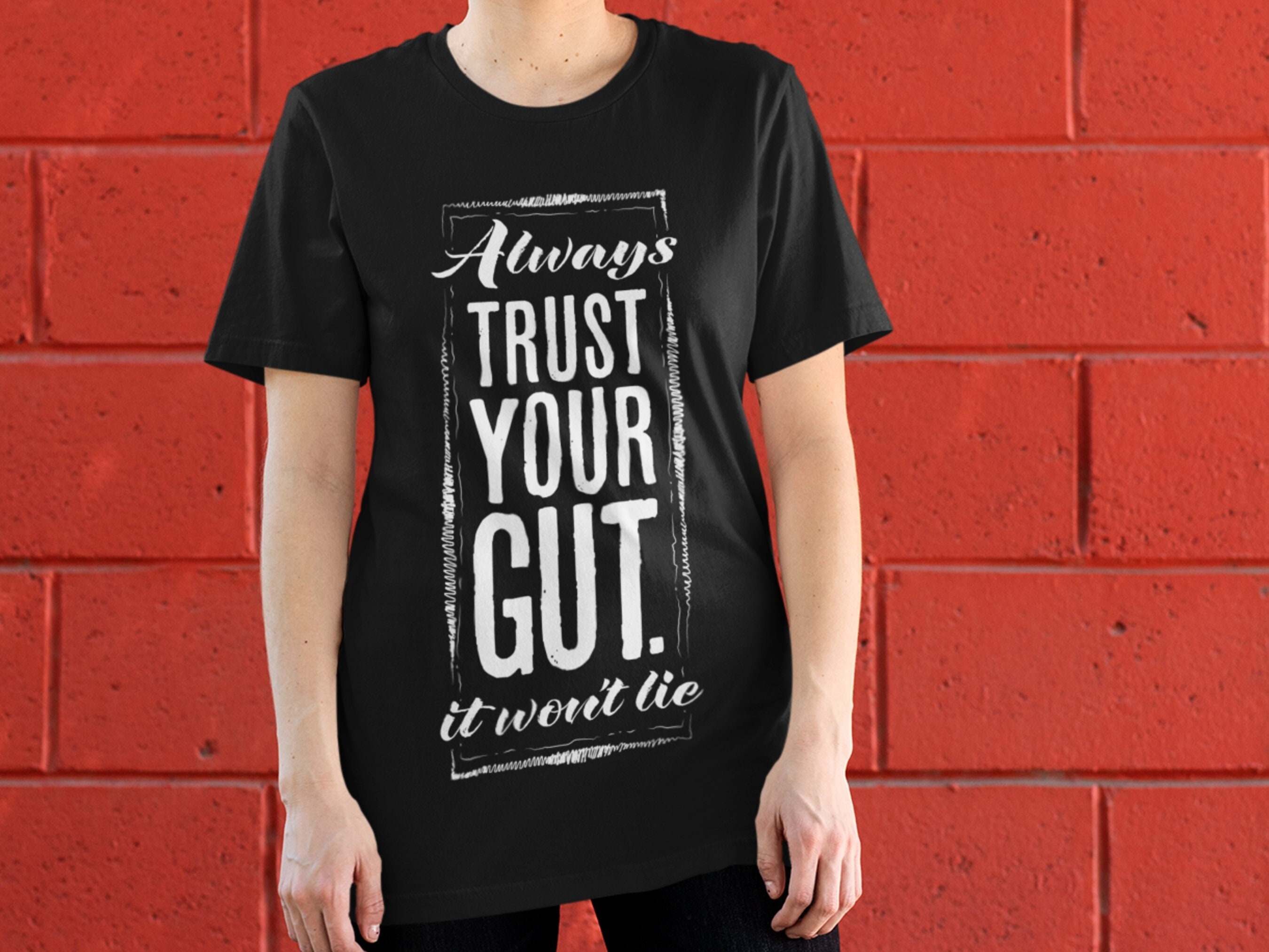 Womens Motivational Trust Tshirt, Trust Shirt, Health Tshirt, Mindset ...