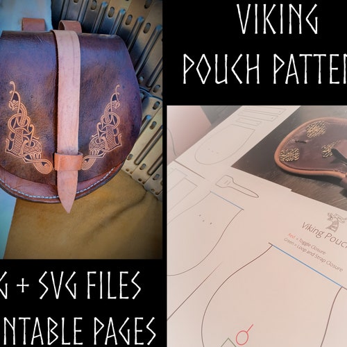 PDF Pattern Medieval/viking Inspired Belt Pouch 2 Sizes - Etsy